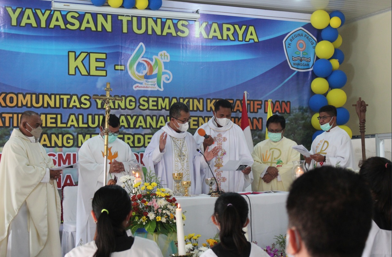 Pemberkatan Gedung TK Regina Pacis II, Tanda Pengabdian YTK di Manggar ...