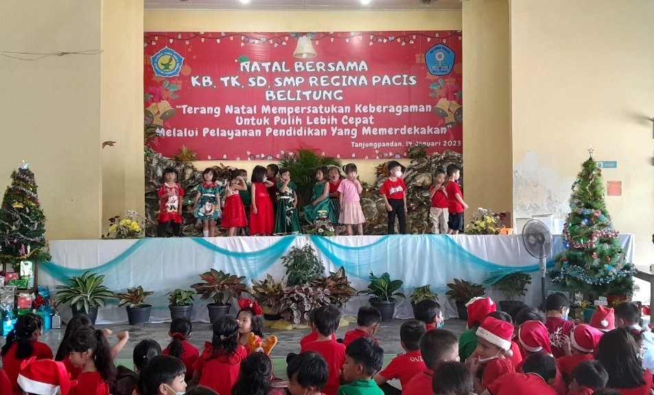 Perayaan di Sekolah Regina Pacis Ini, Jadi Panggung Bagi Anak-Anak ...