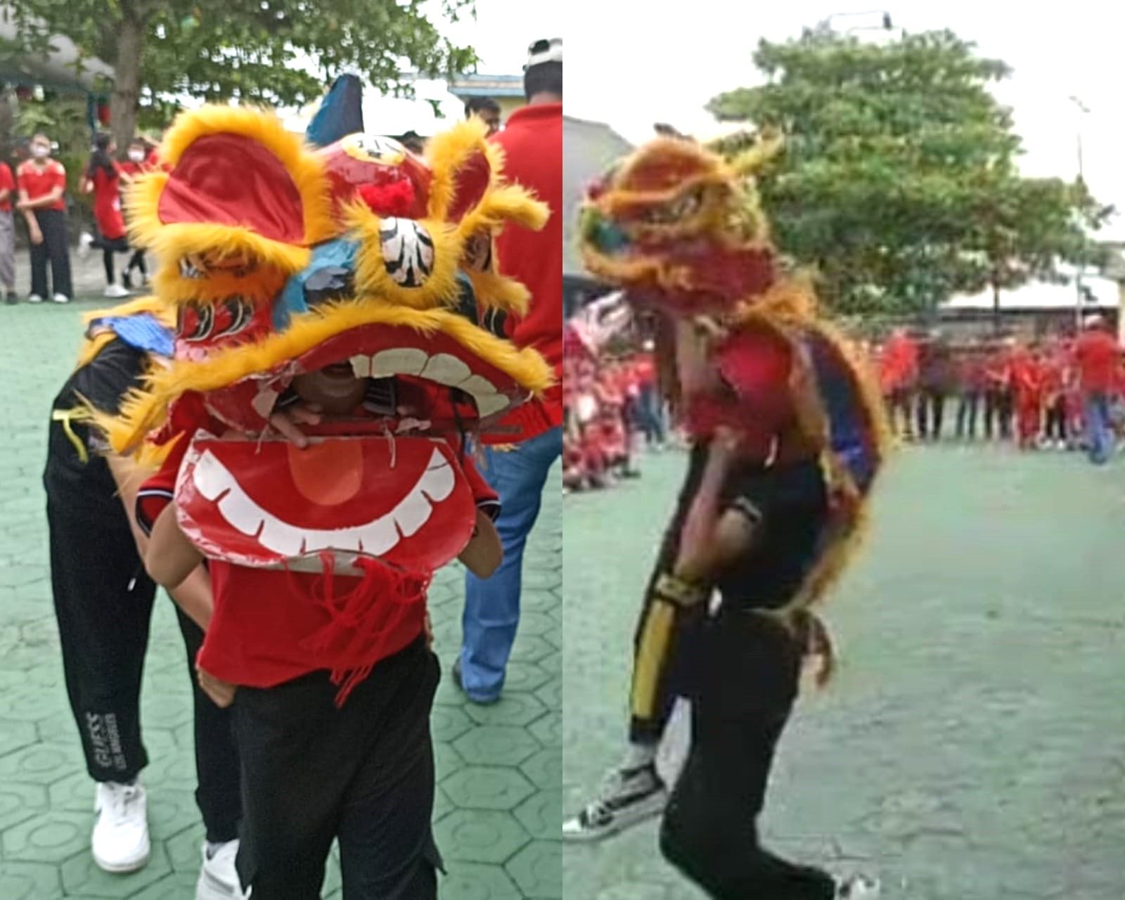 Pertunjukan Barongsai Ala Siswa SD Theresia II Saat Acara Imlek - YtkNews